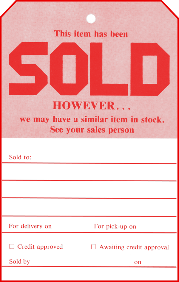 604 Sold Red – Salepowersigns